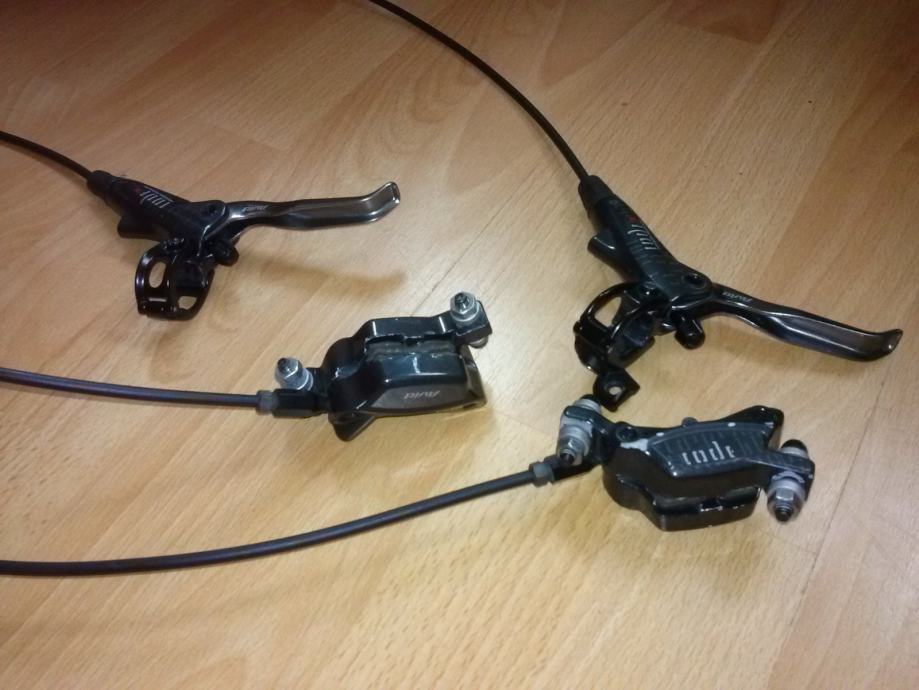 Avid Code R hidraulične 4-klipne kočnice za bicikl - SET