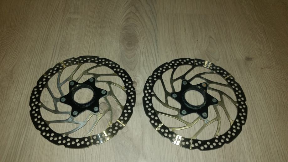 Shimano BR-M486 kočnice, Shimano i Hayes rotori