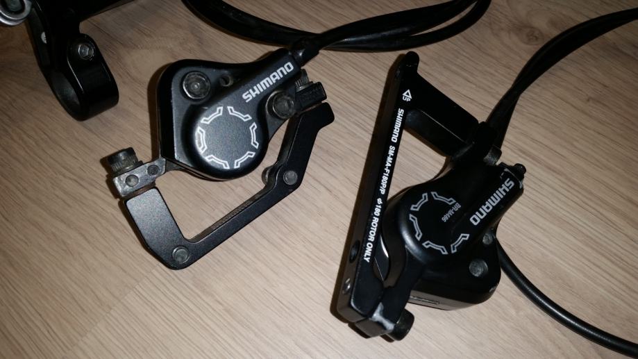 Shimano BR-M486 kočnice, Shimano i Hayes rotori