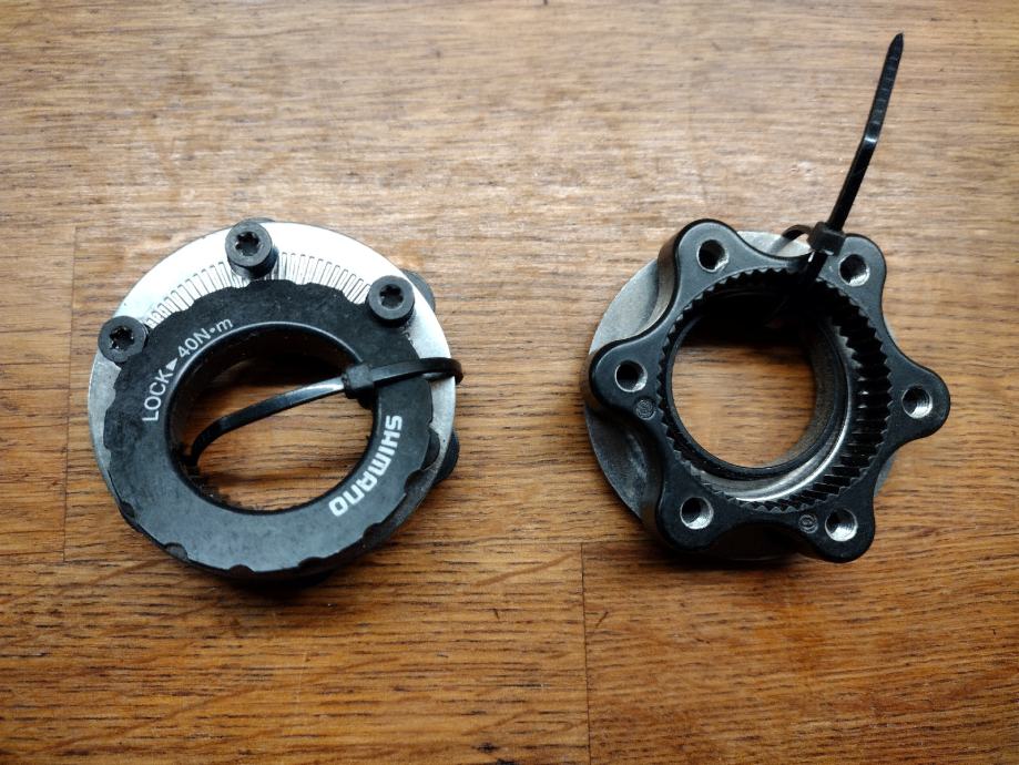 Shimano centre lock to 6 bolt adapter 2 kom