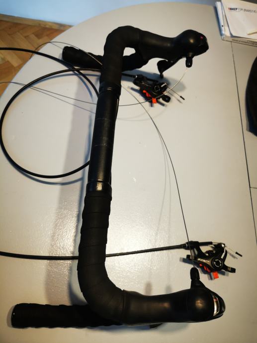 Shimano Sora 9B+dropbar+set kočnica TRP set NOVO