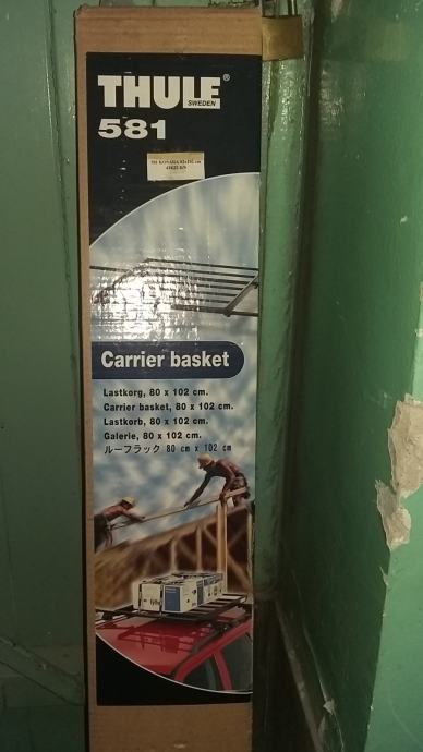 Novi krovni nosač-košara THULE 581 I krovni nosač za bicikle Thule 559