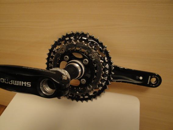 Pogon Shimano FC-M552 Hollowtech 10 speed triple