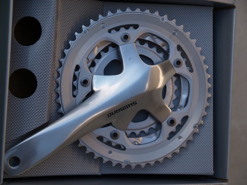 pogon shimano 105 triple,novo