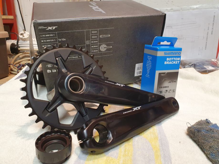 SHIMANO DEORE XT POGON FC-M8100-1 1 X 12 BRZINA, 180mm