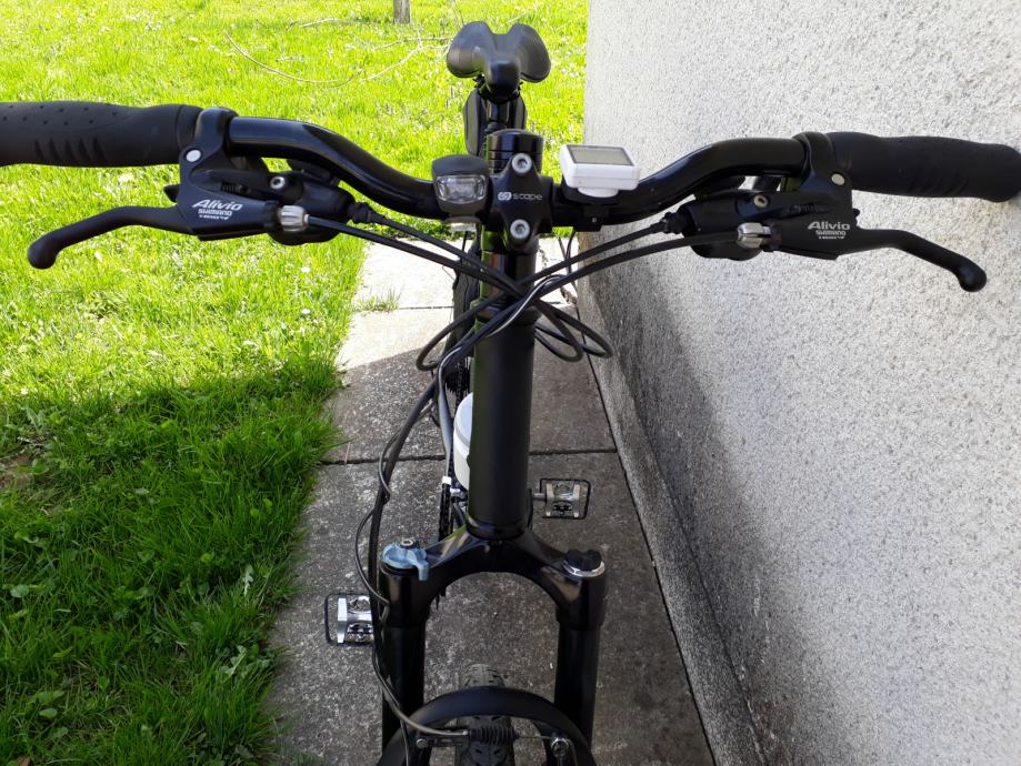 SIFTERI Shimano ALIVIO ST-MC20 (L/3;D/8) sa rucicom kocnice