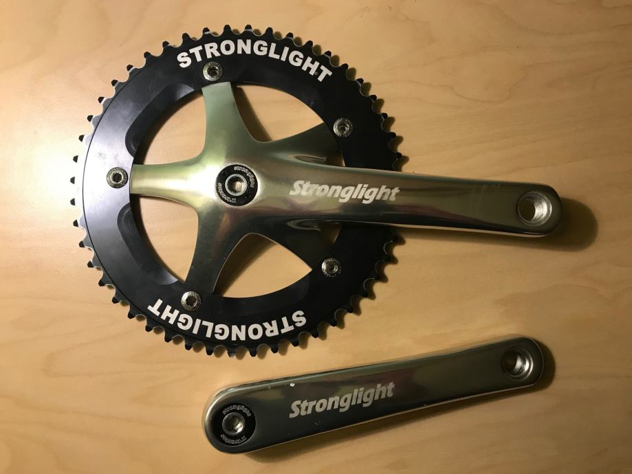Stronglight 2000 Track/Pista pogon single speed 165mm 48