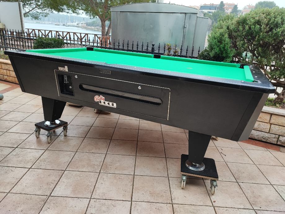 Bilijar , Biljar Leonhart vel. 8 , crni , novo platno , oprema