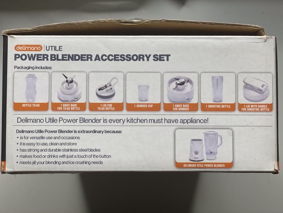 Delimano blender set (nastavci bez motora) sa shakerom