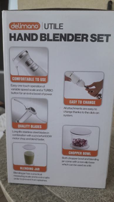 Delimano Utile ručni mikser 3 u 1 - Hand Blender Set