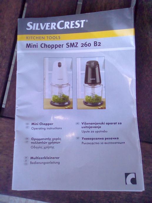 Sjeckalica Silvercrest smz 260 b2