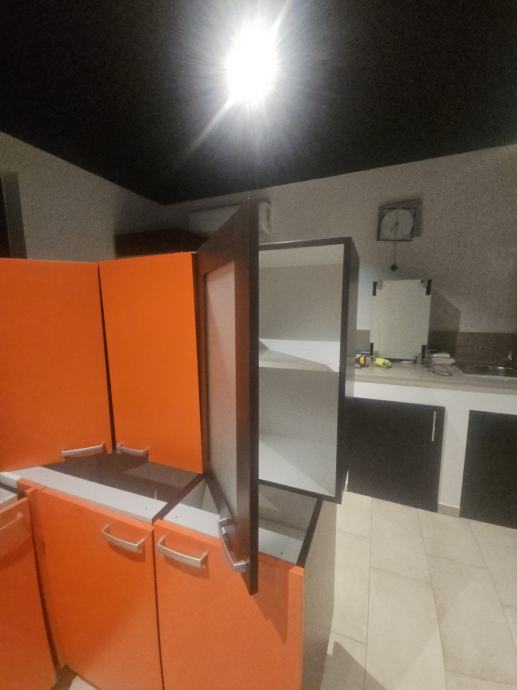 KUHINJA - MDF narančasta/orah