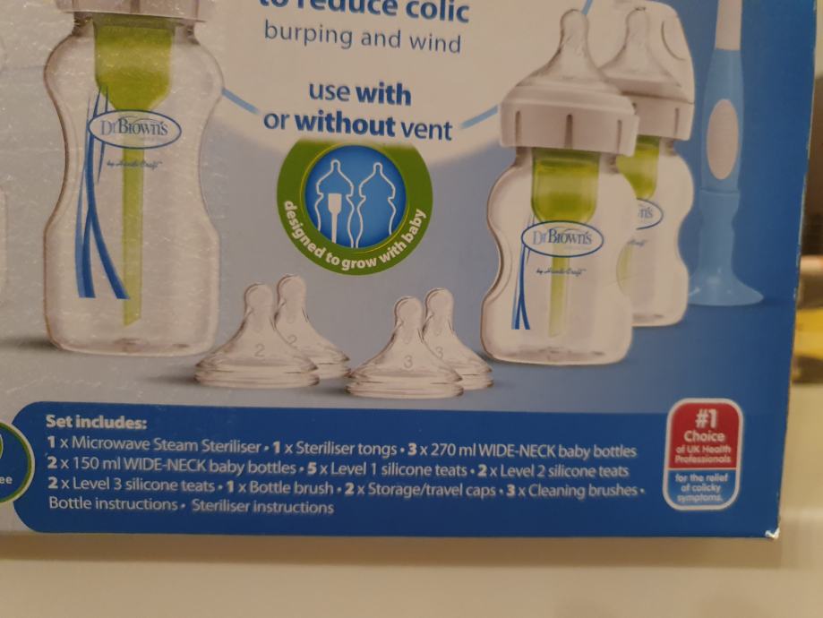 Dr Browns set bočica i sterilizator