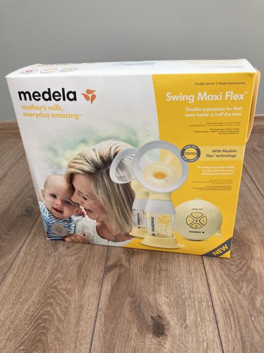 Medela električna izdajalica Swing Maxi, dvostrana + grudnjak (dodata