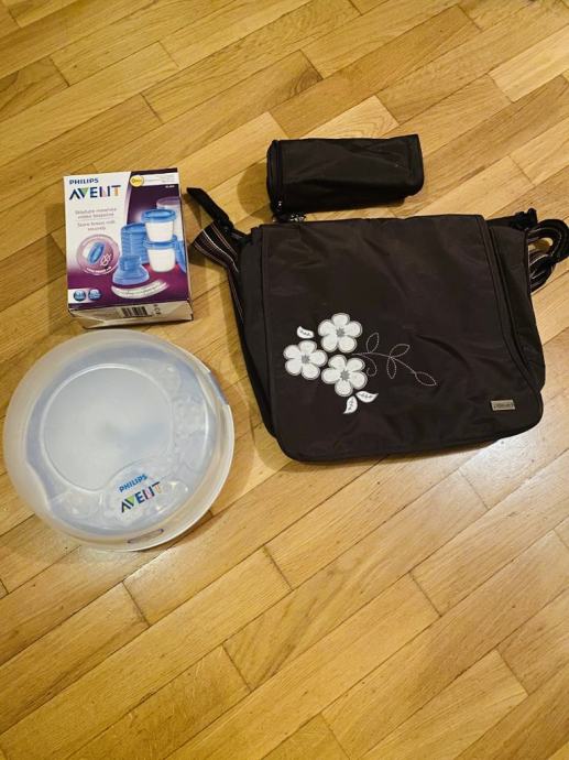 PHILIPS AVENT | STERILIZATOR BOČICA I TORBA ZA KOLICA | TOP STANJE