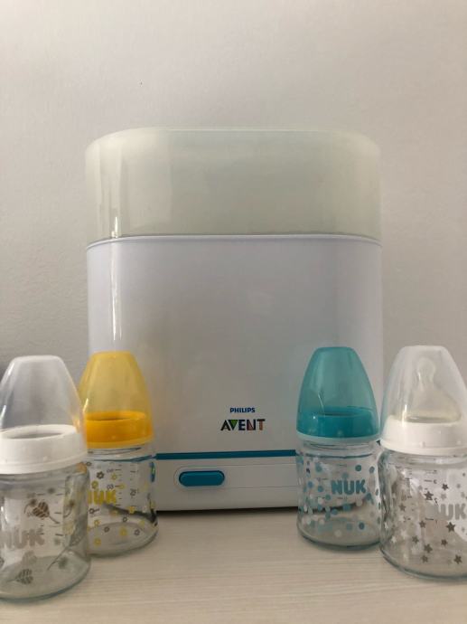 Sterilizator Avent Philips/ 4 Nuk staklene bocice(120 ml)