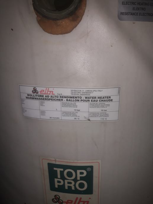 Bojler elbi TOP PRO 200 litara