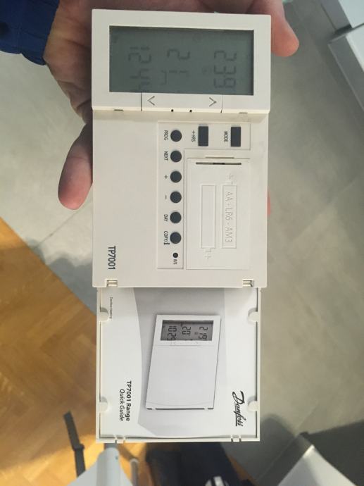 Danfoss 7001 range, programabilni termostat
