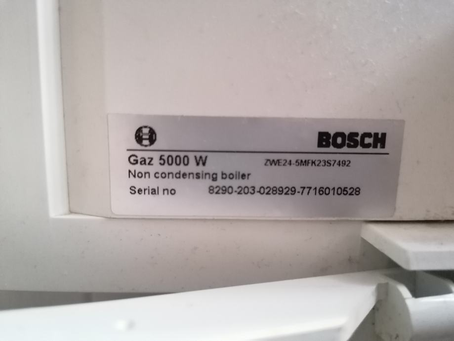 PRODAJA / Plinski bojler BOSH Gaz5000