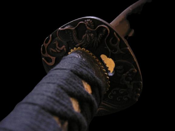 Katana Carbon 1060 Dragon sablja mač