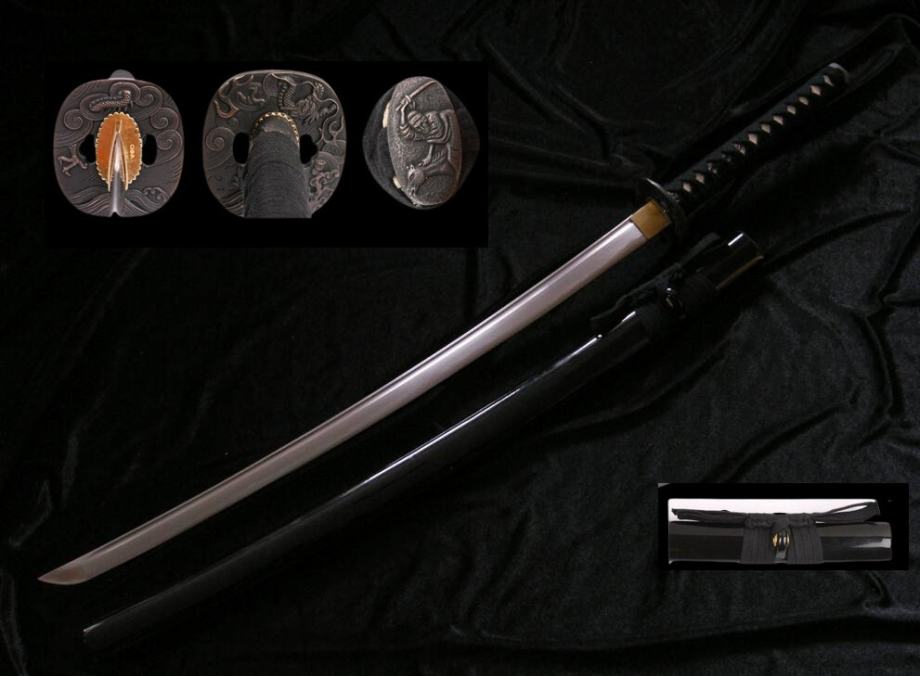 Katana Carbon 1060 Dragon sablja mač