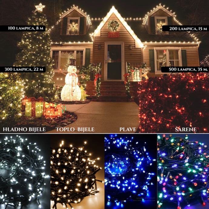 LED BOŽIĆNE LAMPICE -35M