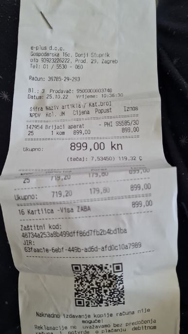 Philips Shaver/brijač S5585/30