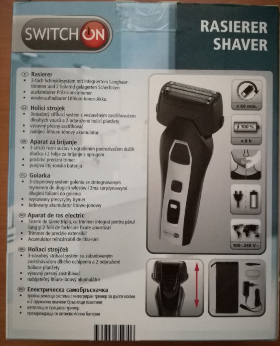 SWITCH ON APARAT ZA BRIJANJE,