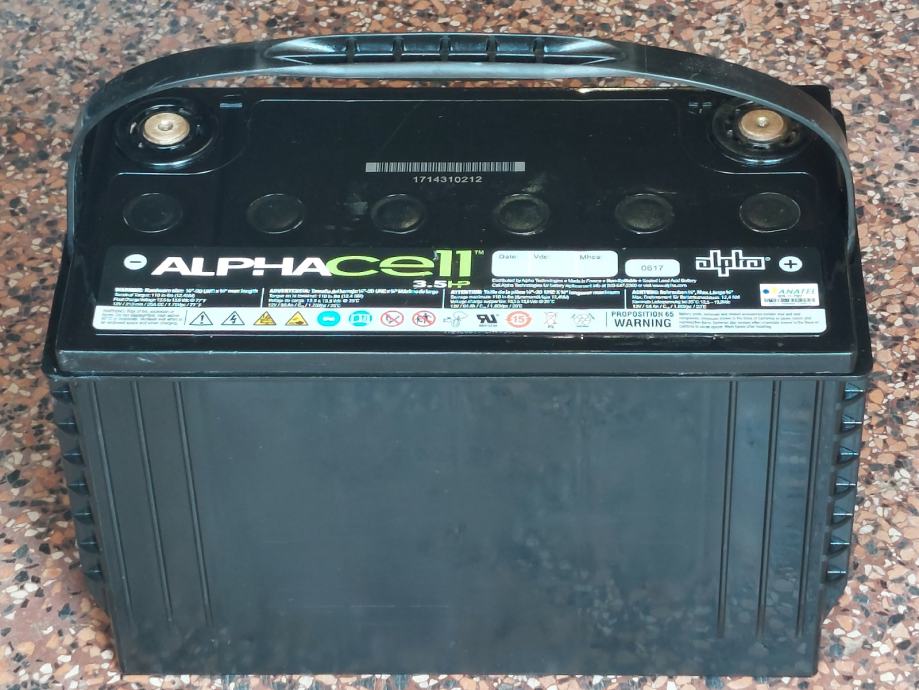 Kvalitetan solarni akumulator 100 Ah ALPHAcell univerzalni akomulator