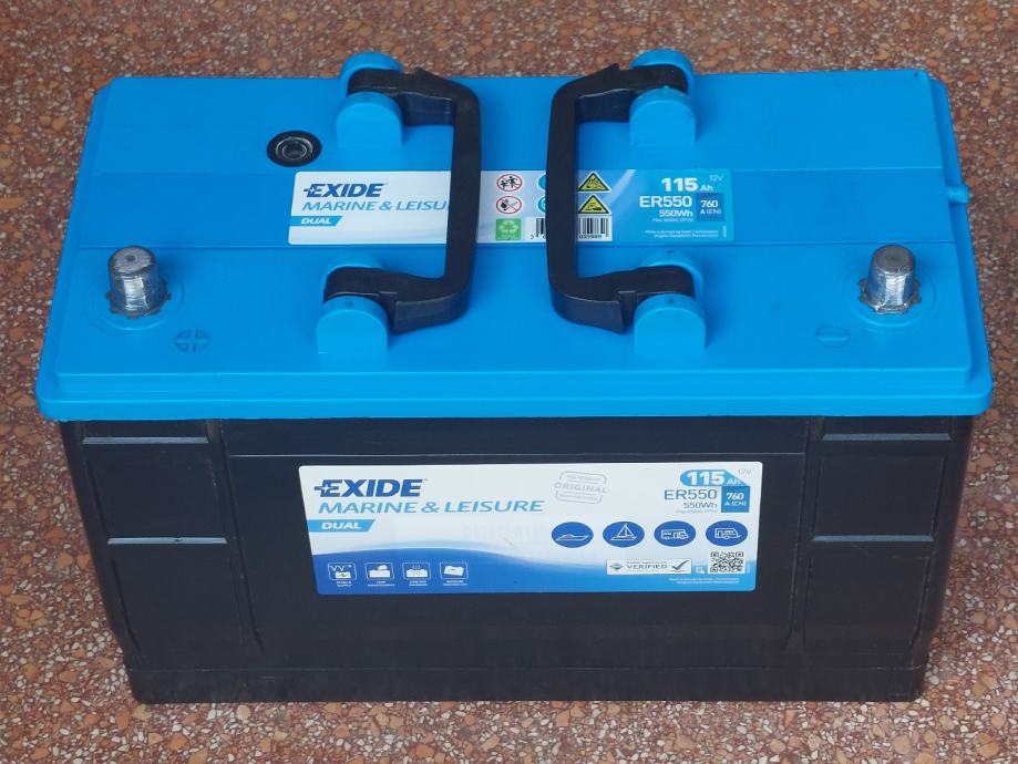 Solarni akumulator EXIDE 115 Ah MARINE & LEISURE DUAL