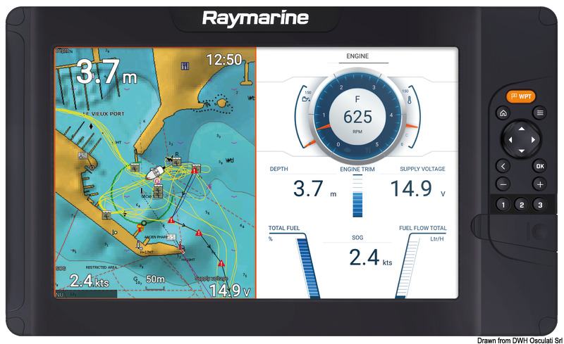 FISCHFINDER 12 inch RAYMARINE Element Echo sounder 12 S