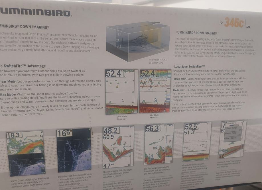 Humminbird FF346cx DI fishfinder