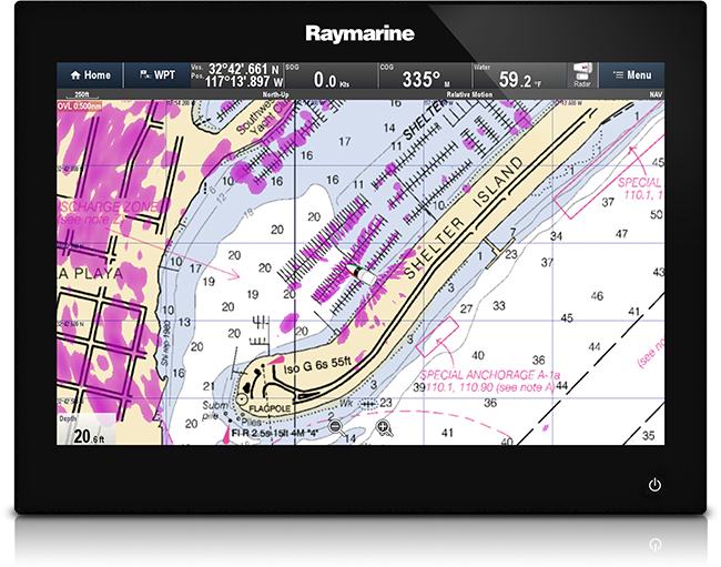 RAYMARINE gS125 Premium Chart Plotter Multifunction Display komplet