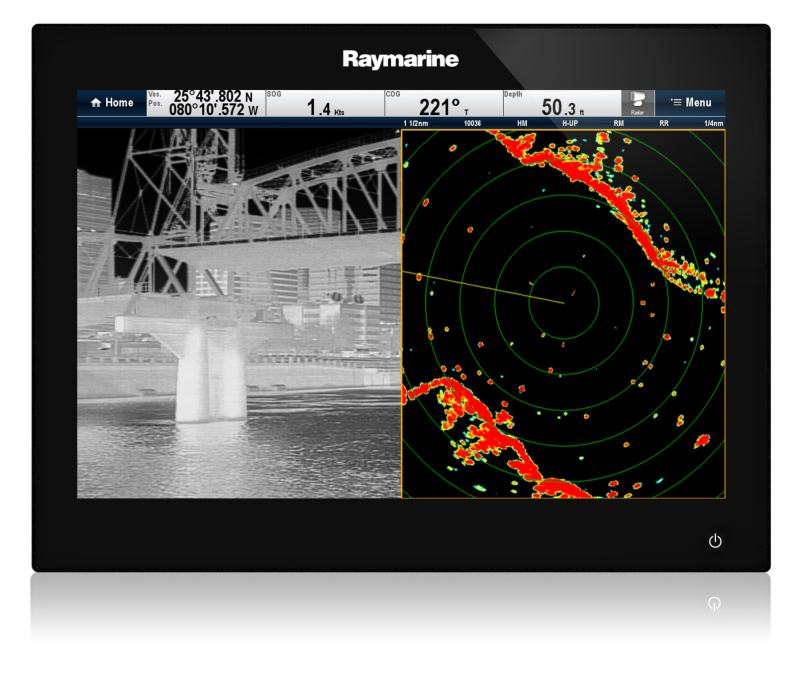 RAYMARINE gS125 Premium Chart Plotter Multifunction Display komplet