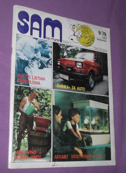 Časopis - Sam svoj majstor, 1975/79/80/84/85, 10 kn / kom (12)