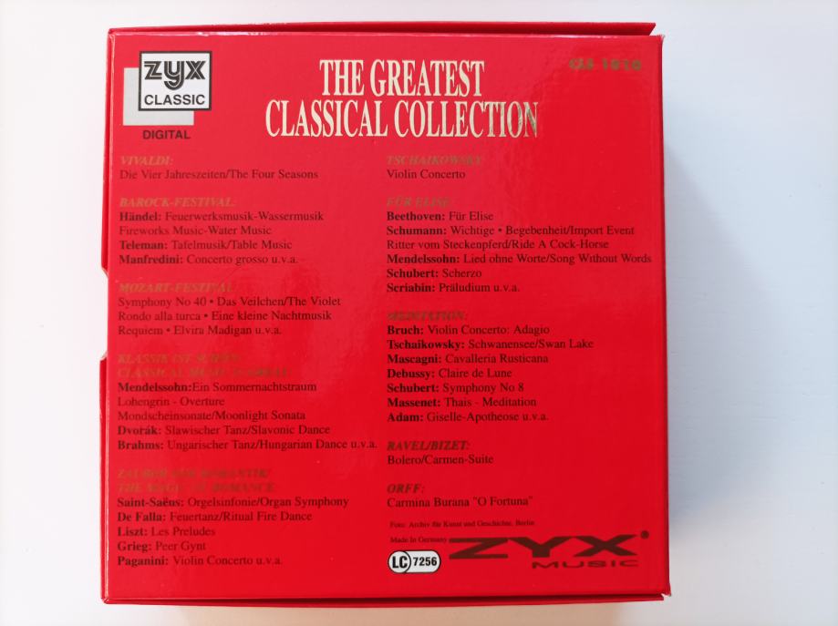 10 CD BOX - The Greatest Classical Collection