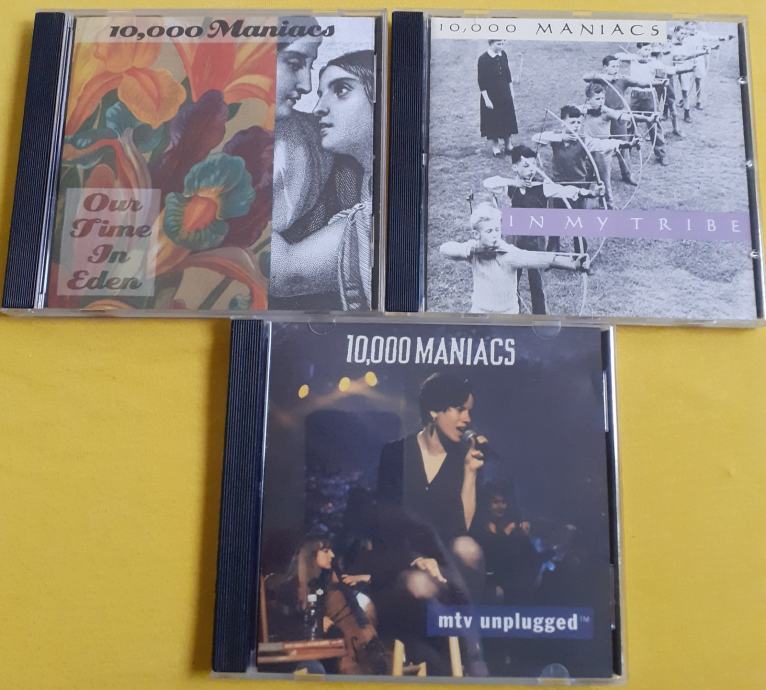 10,000 MANIACS - tri albuma (cd)
