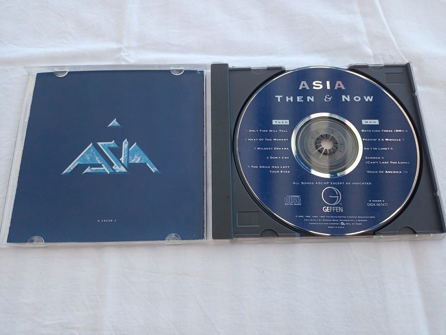 Asia ‎– Then & Now, CD, Geffen Records ‎1990, S.A.D.