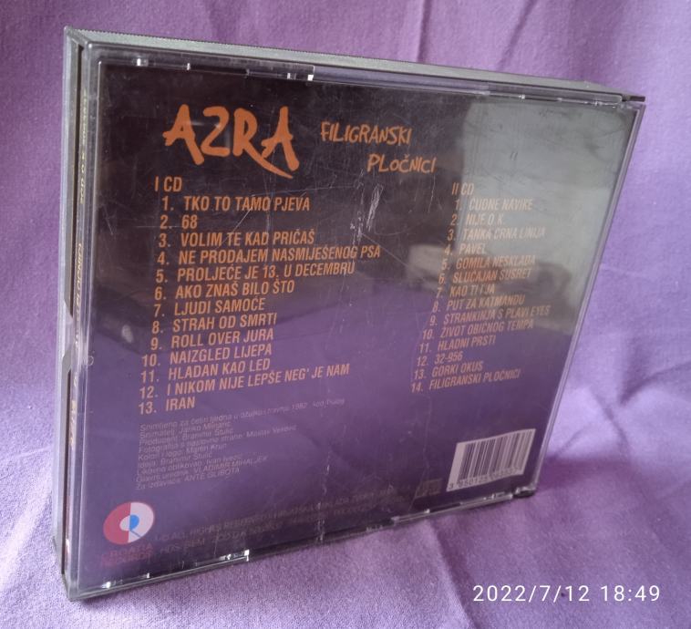 CD - Azra - Filigranski pločnici