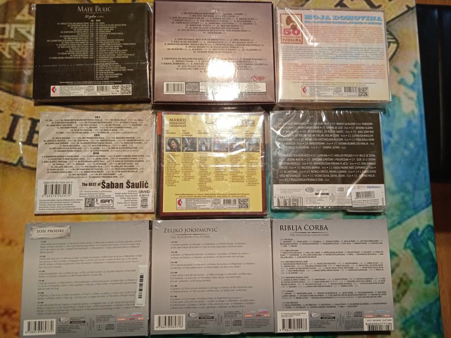 CD/DVD Box setovi NOVO