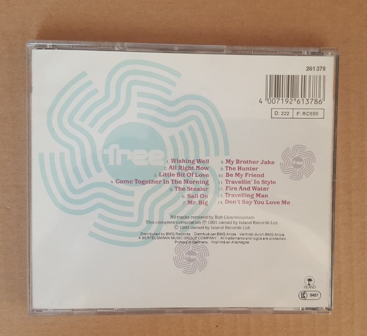 CD FREE - Best Of (All right now)