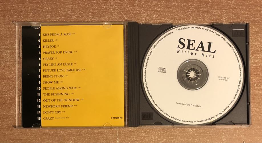 CD, SEAL - KILLER HITS