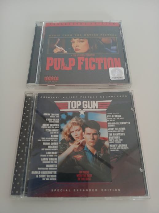 NOVO-CD-SOUNDTRACK ORIGINAL - TOP GUN - PULP FICTION