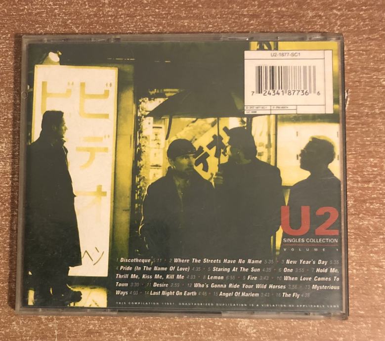 CD, U2 - SINGLES COLLECTION VOLUME 1