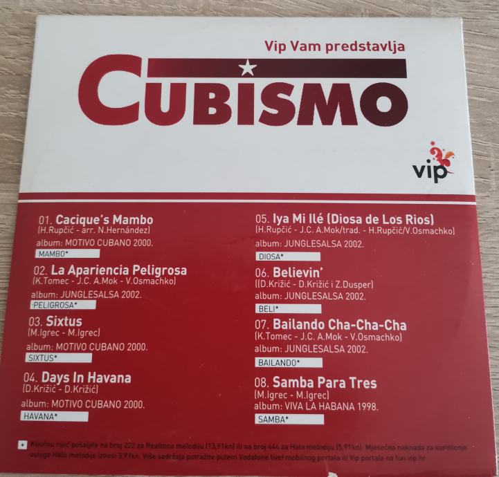 CD VIP VAM PREDSTAVLJA CUBISMO