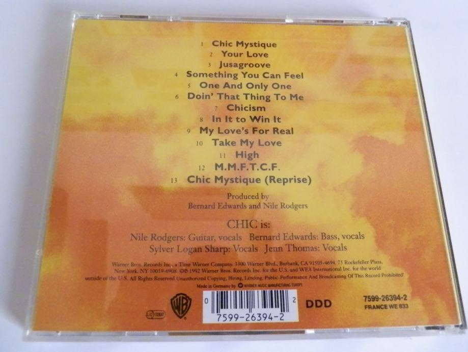 Chic – Chic-ism,....CD