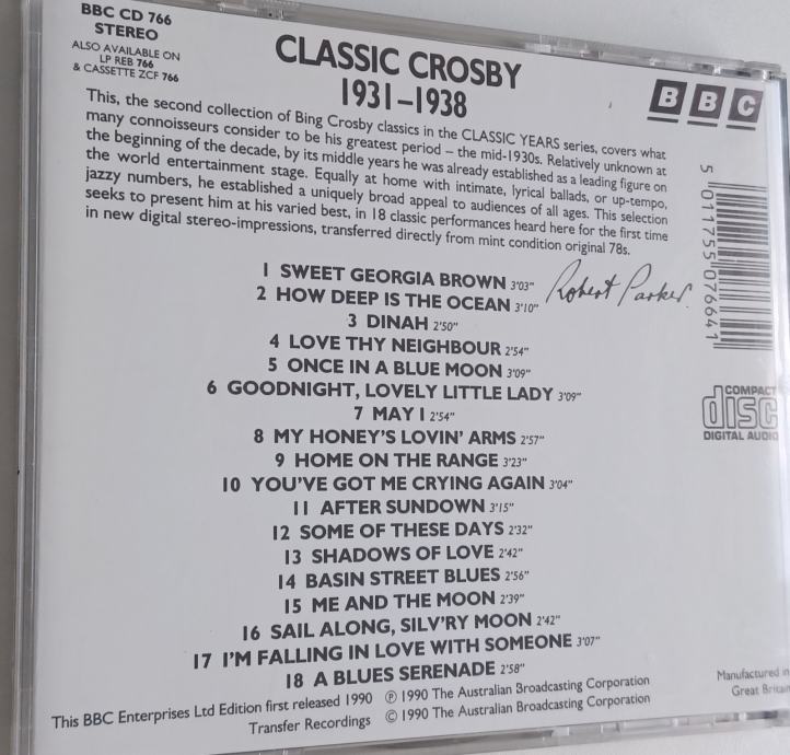 Classic Crosby (1931 - 1938)