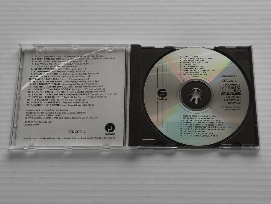 CREEDENCE CLEARWATER REVIVAL - CHRONICLE (THE 20 GREATEST HITS)