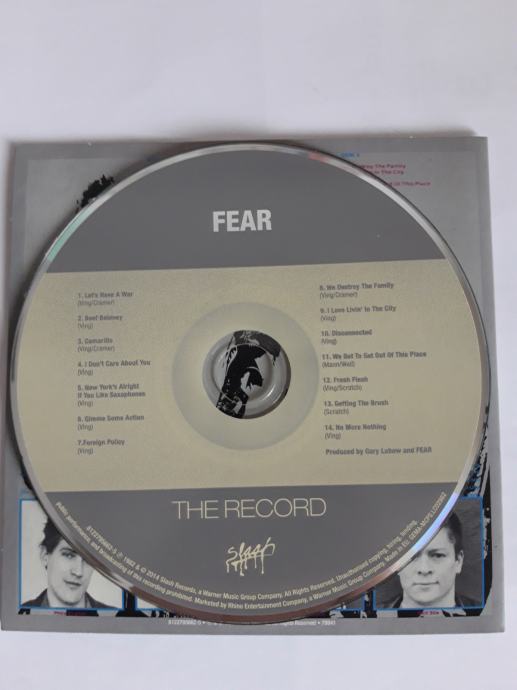 Fear – The Record,.....CD