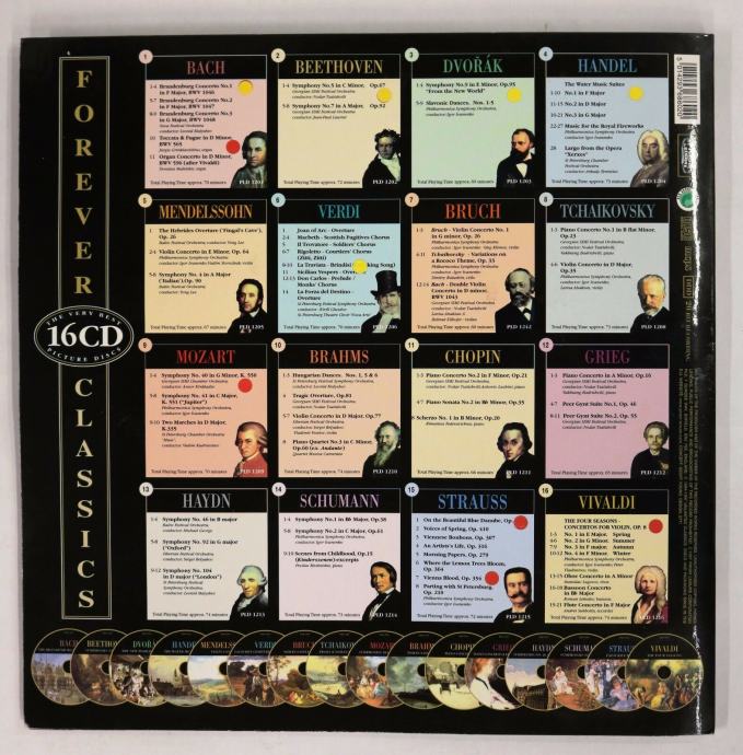 FOREVER CLASSICS 16 CD-a